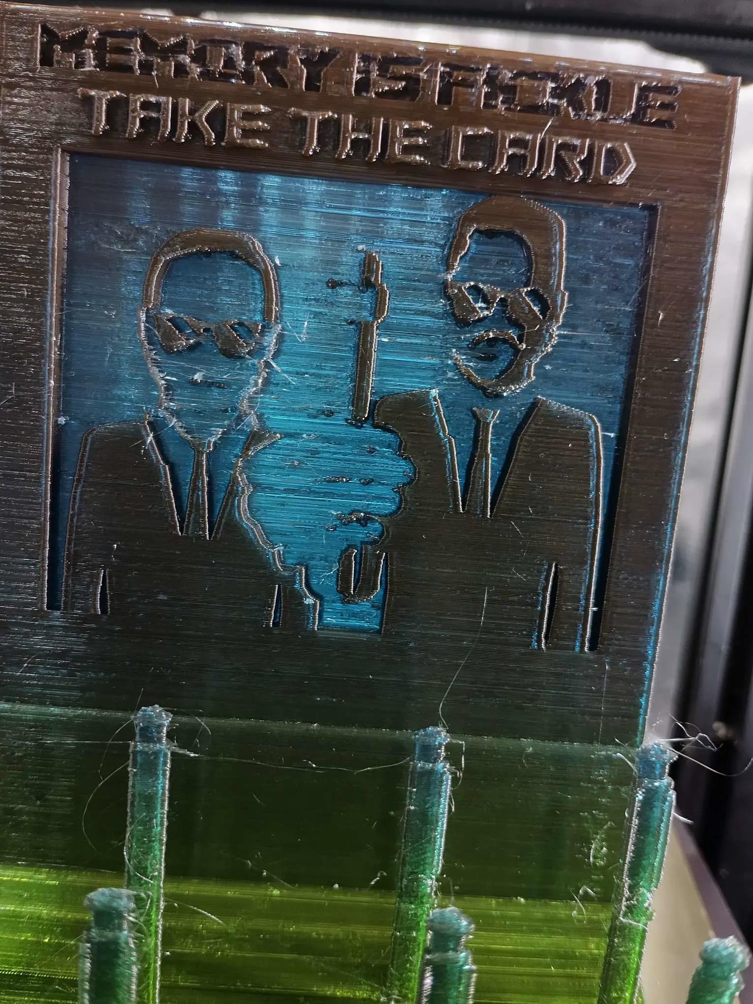 MIB Memory is Fickle card holder | 3D models download | Creality Cloud