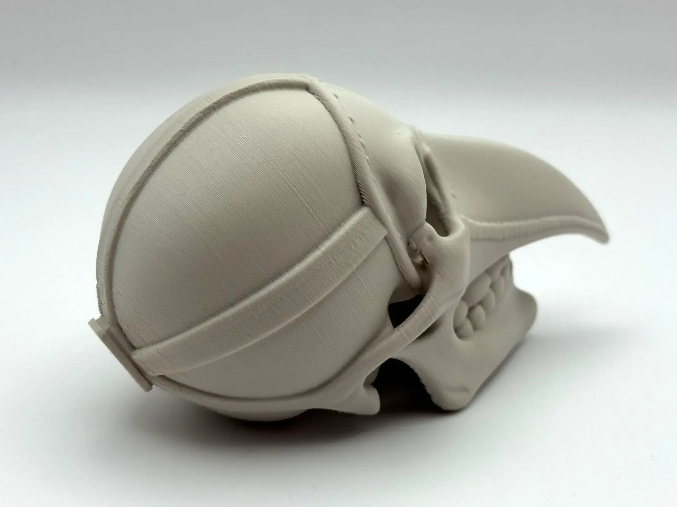 3D Printer Files | 3MF File | Plague Doctor Skull | Creality Cloud