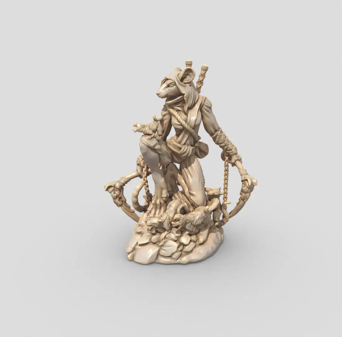 3D Printer Files | 3MF File | Rat Girl Ninja - Ninjas Vs Mimics ...