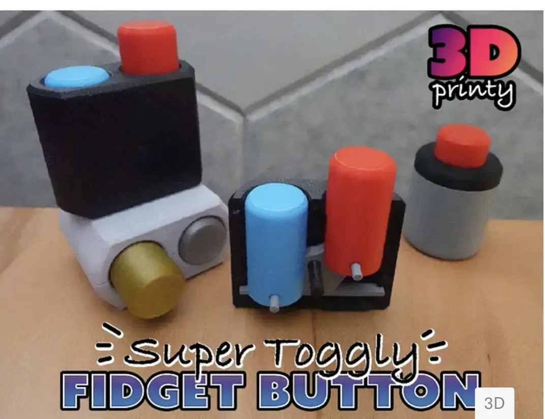 Archivos de impresora 3D | Archivo 3MF | Botón súper clicky | Creality ...