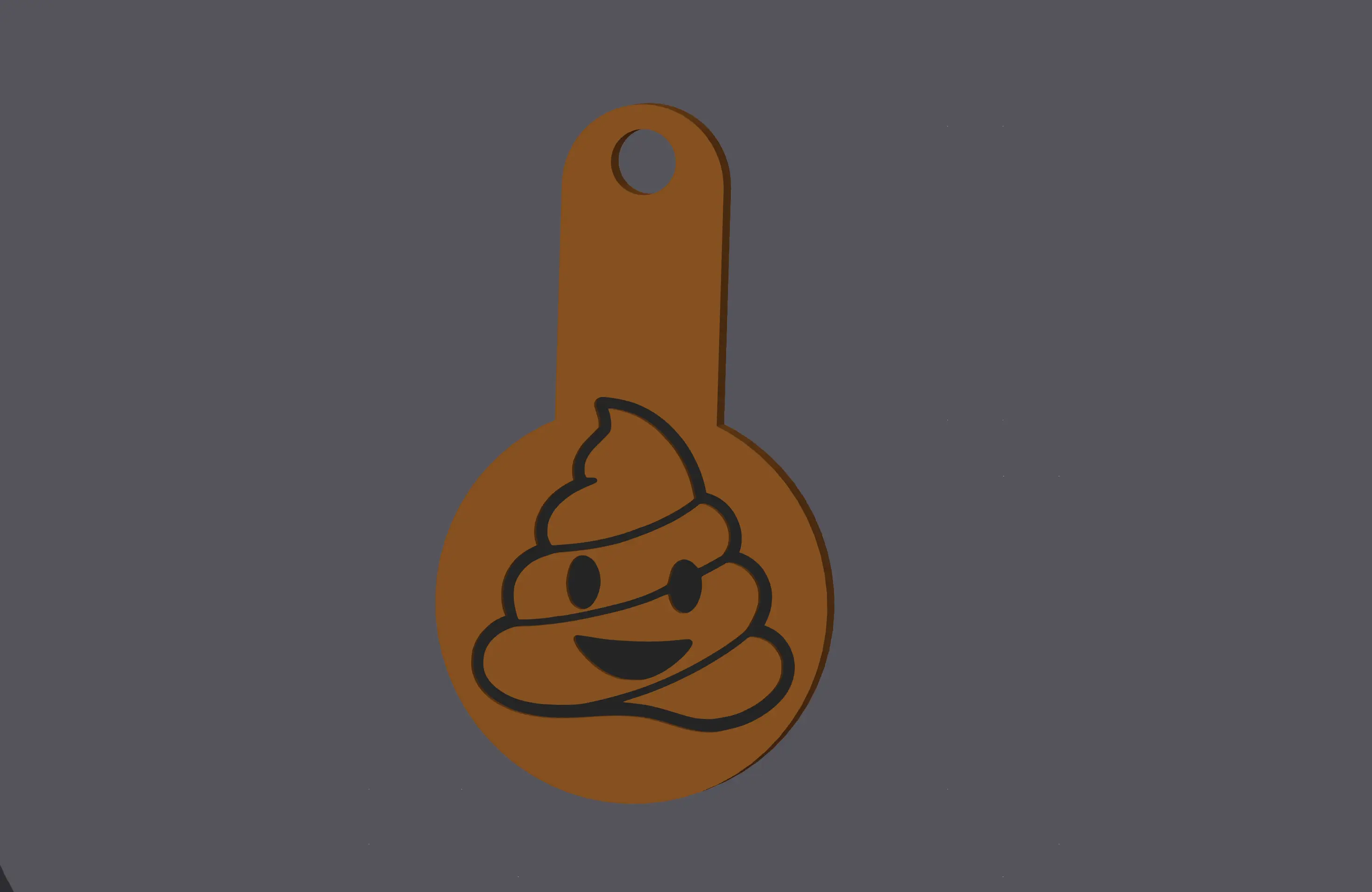 Badges & Coins STL Download - Smiling Poo - Shopping Cart Coinby ...