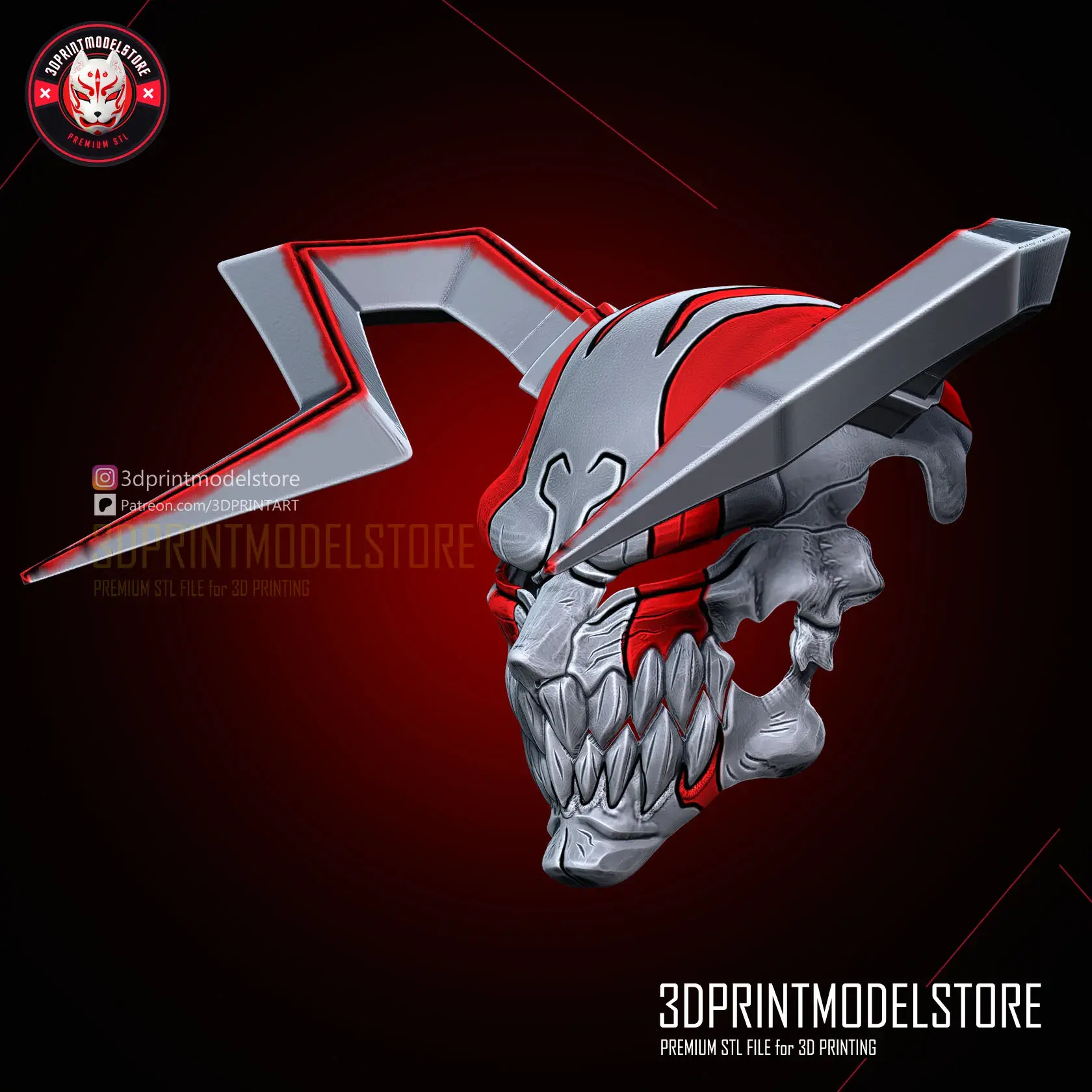 Characters & Creatures STL Download - Bleach Ichigo The Whole Hollow ...