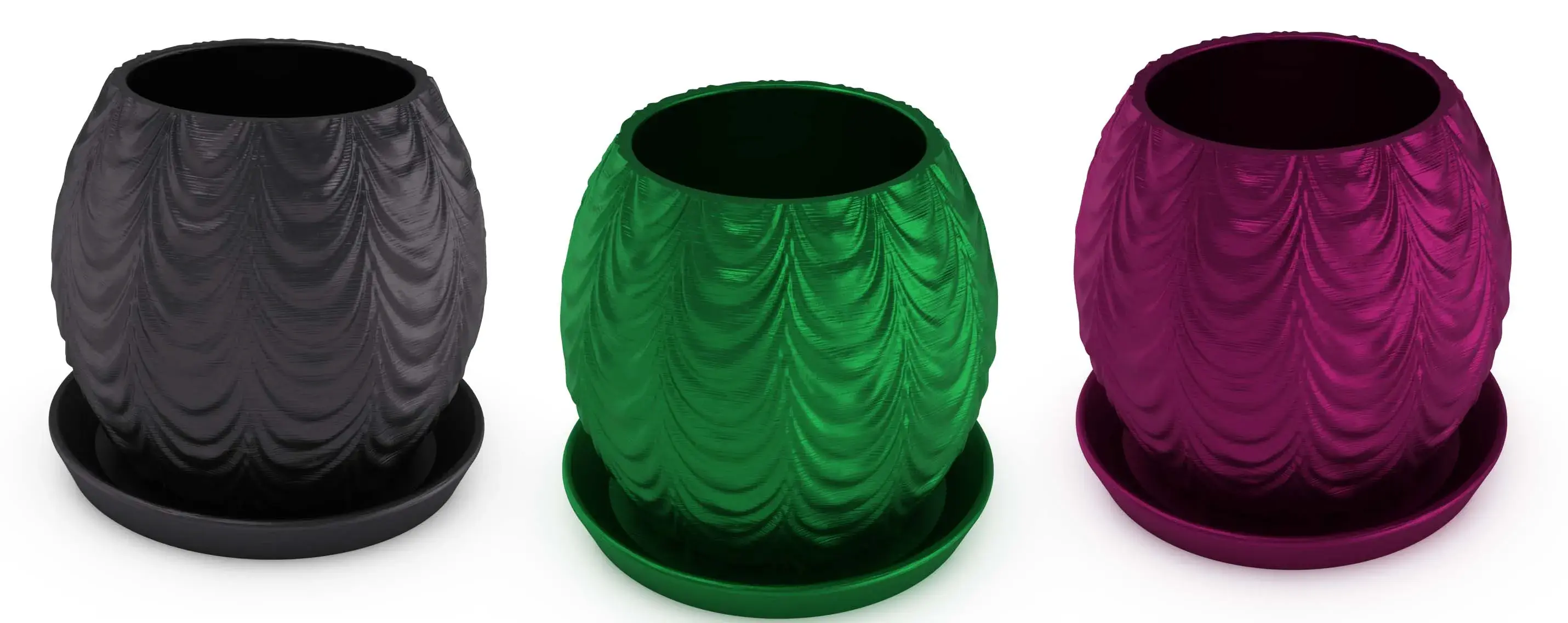 Home Decorations & Ornaments STL Download - AC-PLANTER-POT-010by AYUSH ...