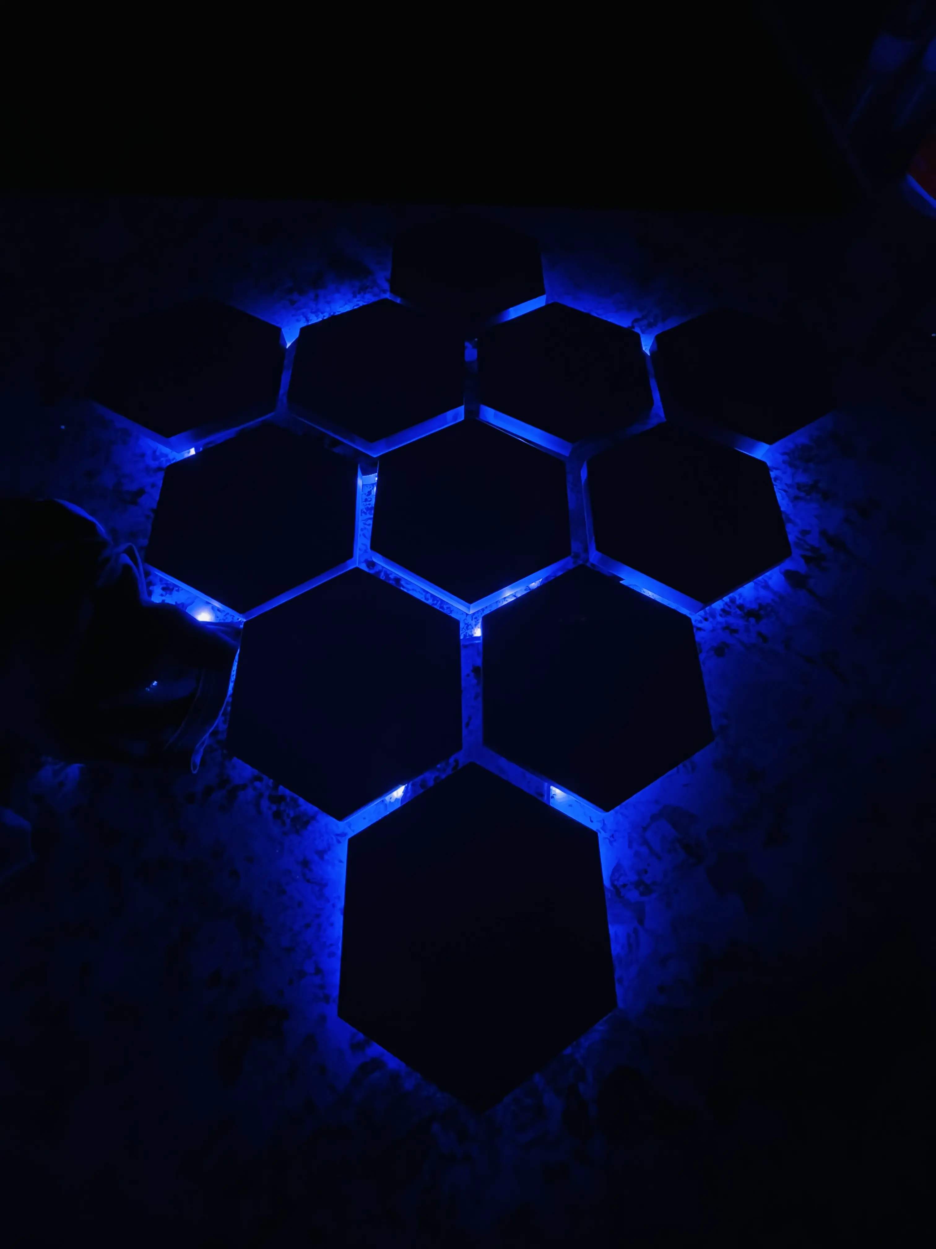 Lighting & Lamps STL Download - HEX WALL BUILD FOR LED LIGHTby Weston R