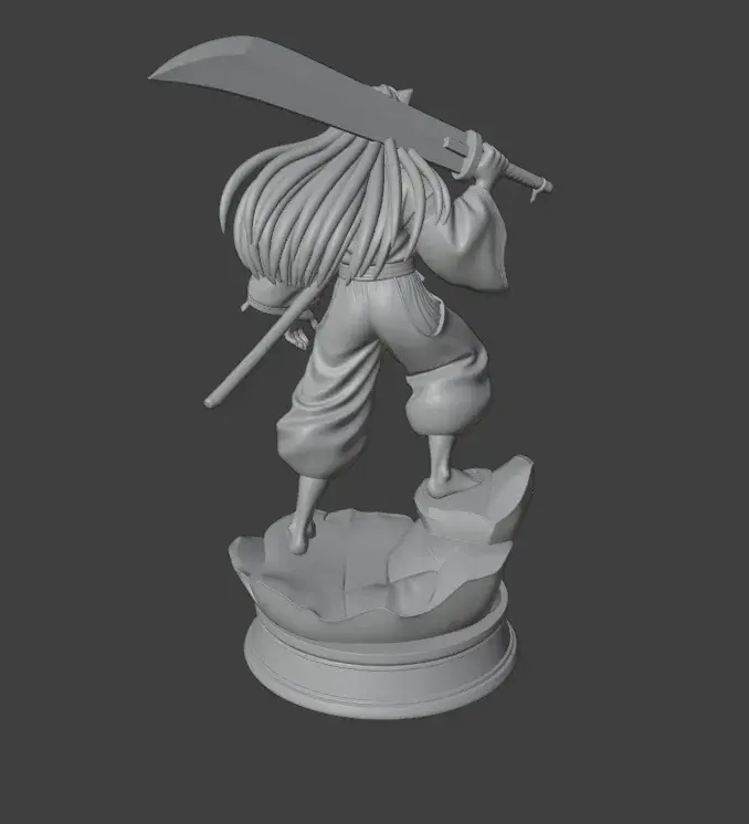 Characters & Creatures STL Download - Inuyasha (Diseño Mejorado)by ...