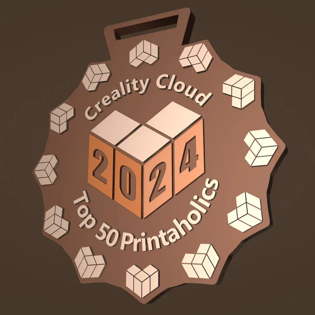 Creality Cloud Top 50 Printaholics | 3D models download | Creality Cloud