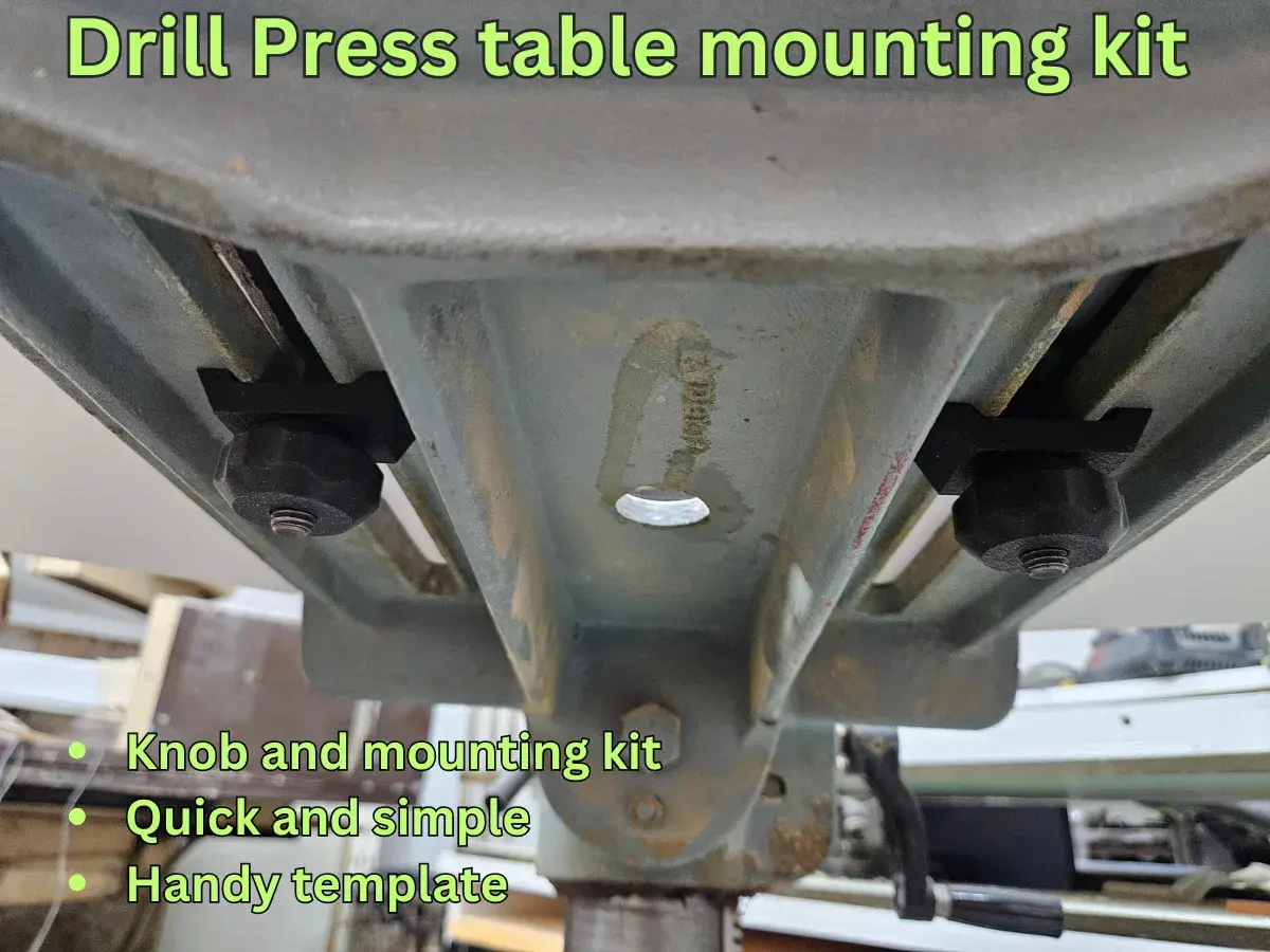 3D Printer Files | 3MF File | Drill press fence and table mounting kit ...