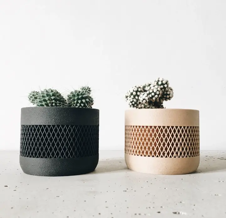 Home Decorations & Ornaments STL Download - plante en pot Aztec by W&M ...