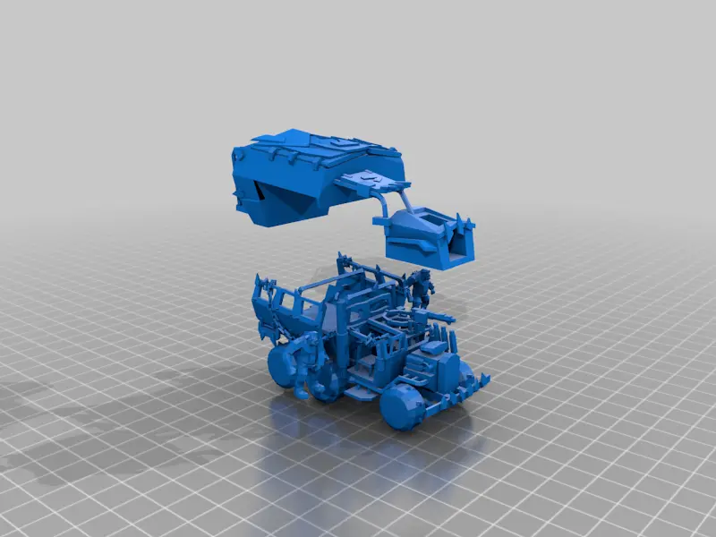 Free Miniature Games & Accessories STL Download - small ork dumpby SMT_M 🦊