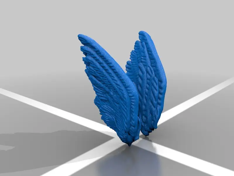 Free Other STL Download - Sculptris OBJ Bits: Wings and Tailsby SMT_M 🦊