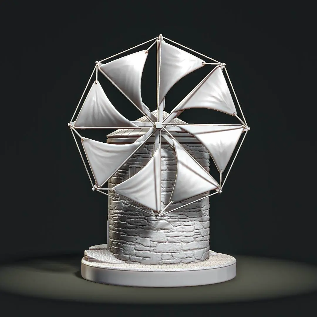 Home Decorations & Ornaments STL Download - Medulin Windmill #RoZby ...