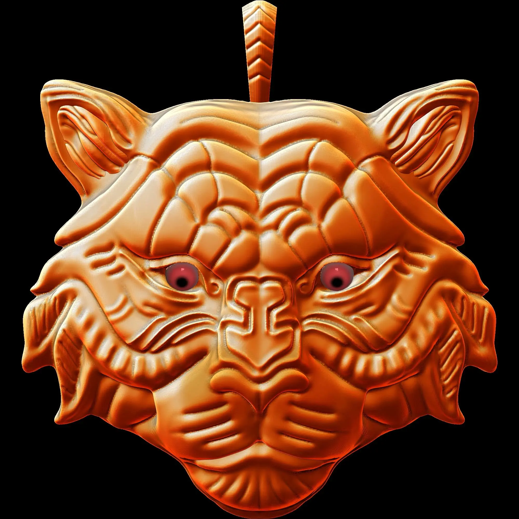Jewelry & Accessories STL Download - Detailed Sculpt Tiger Pendantby ...