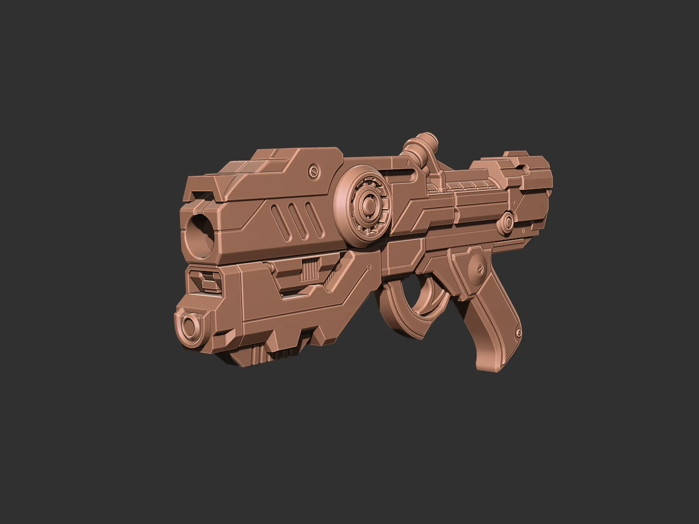 Cosplay STL Download - Star Lord gun 3D print modelby Hanma3D