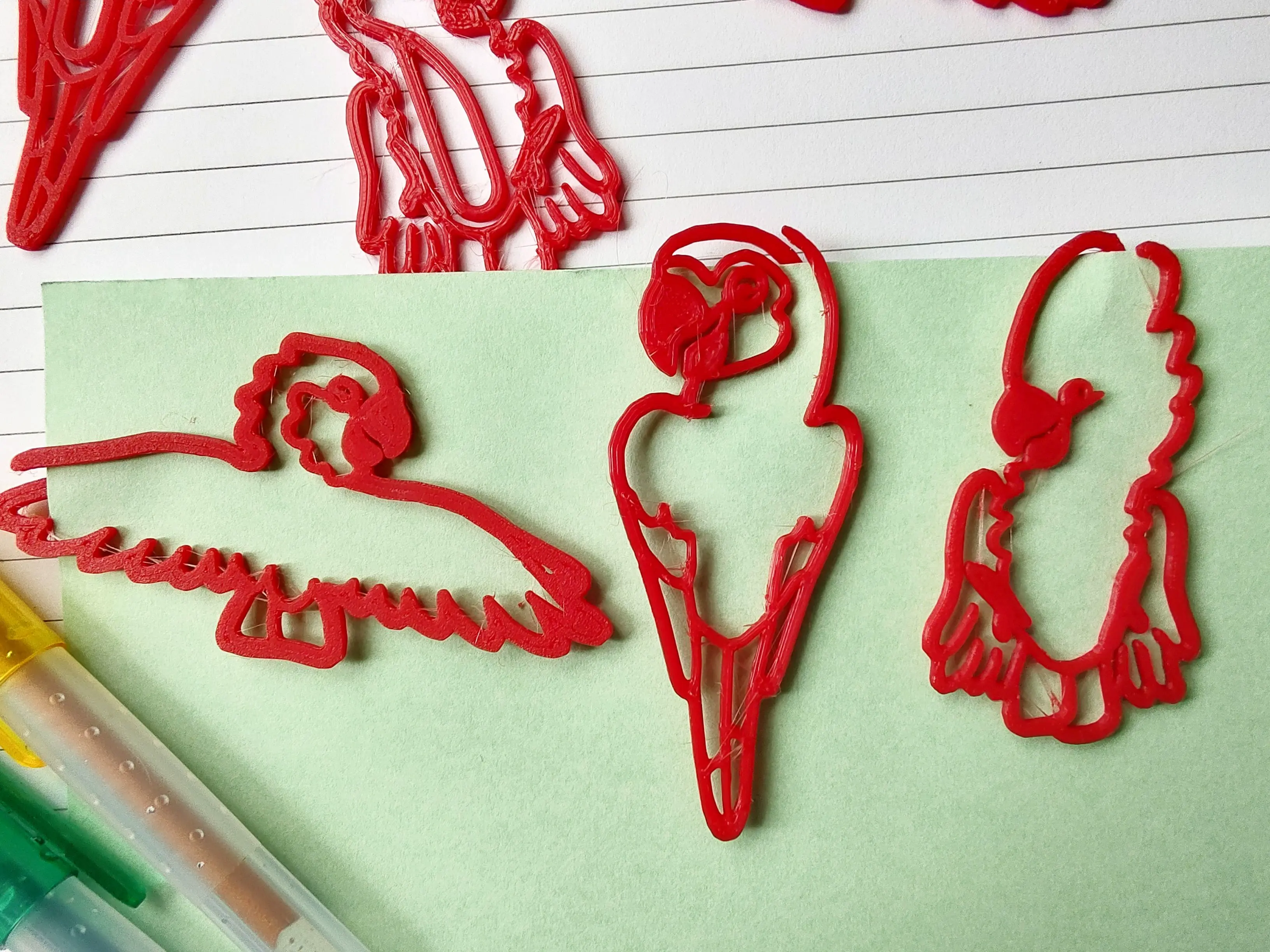 3D Printer Files | 3MF File | Parrot Paper Clips | Creality Cloud