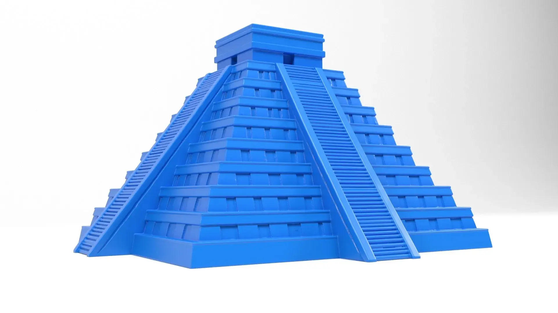 Props & Terrain STL Download - Chichén Itzá pyramidby 3D Everything