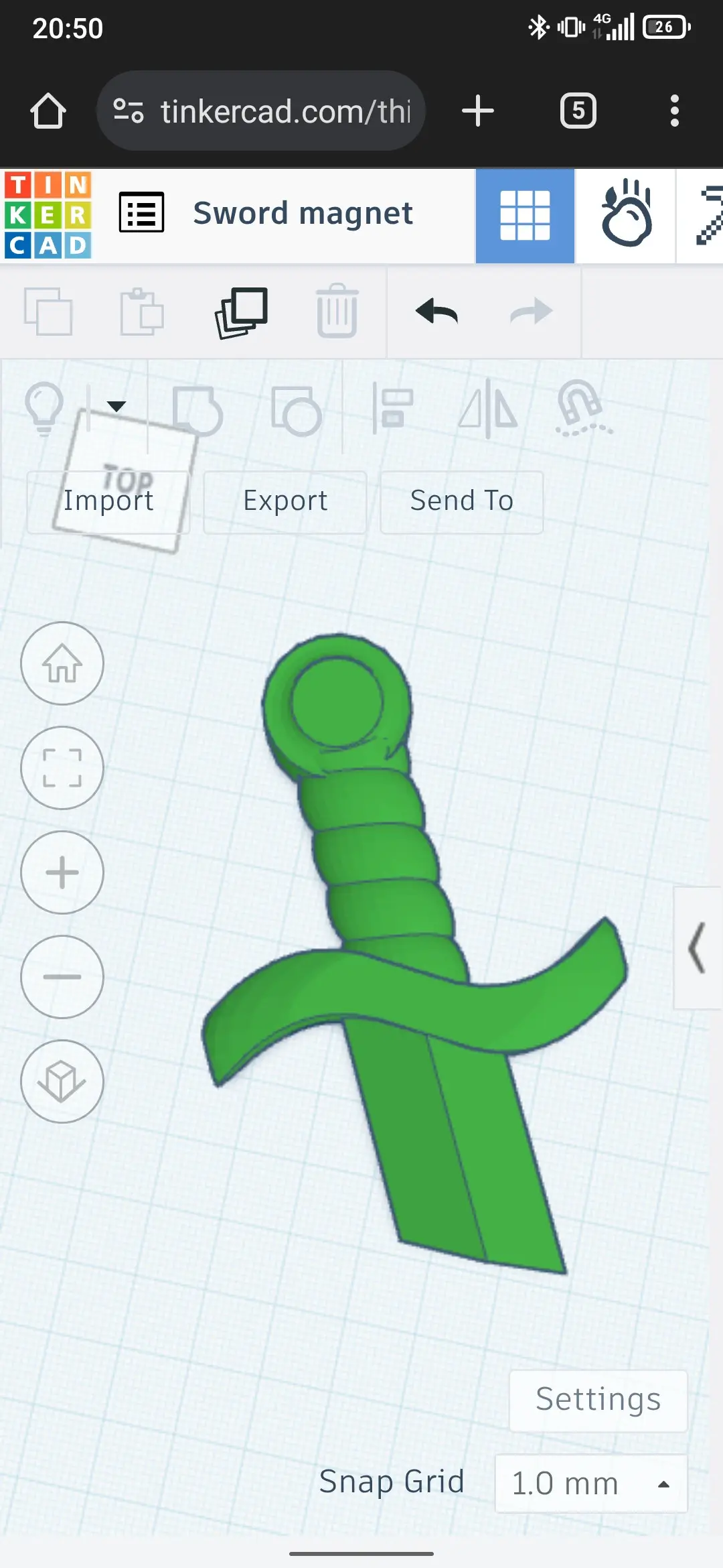 Other STL Download - sword magnet by GB_IN_3D