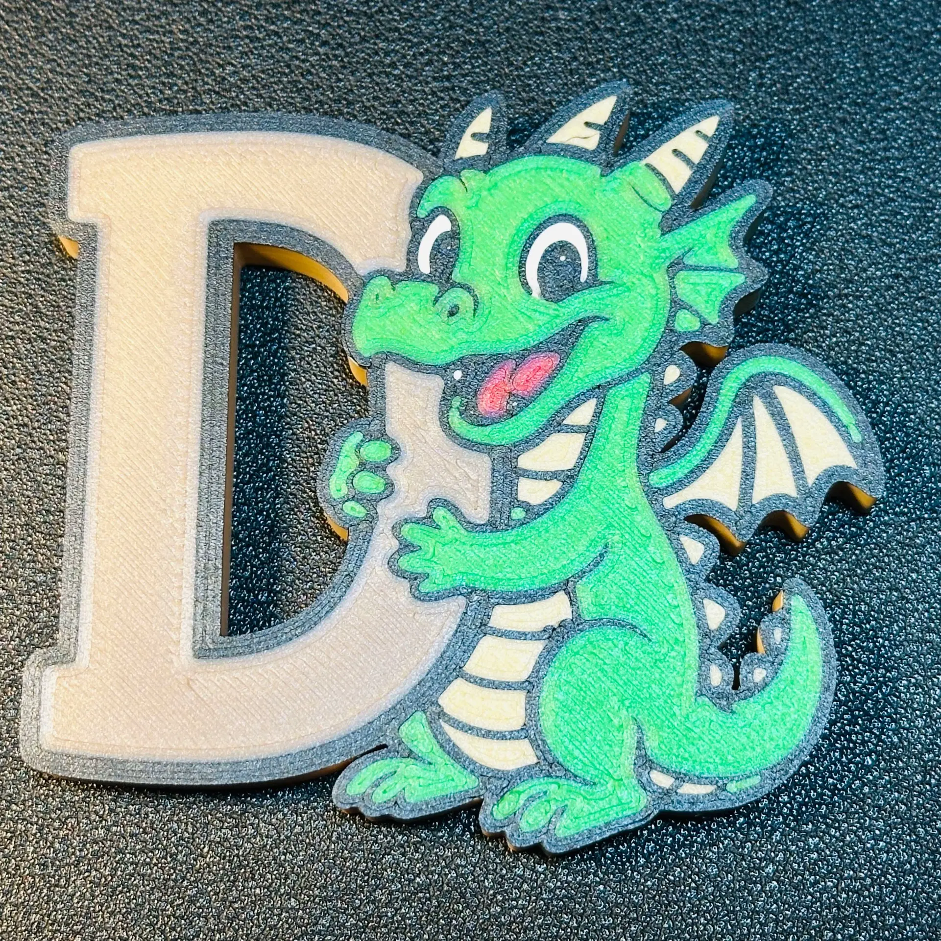 3D Printer Files | 3MF File | Letter D “Dragon” 🐾 Animal Alphabet ...