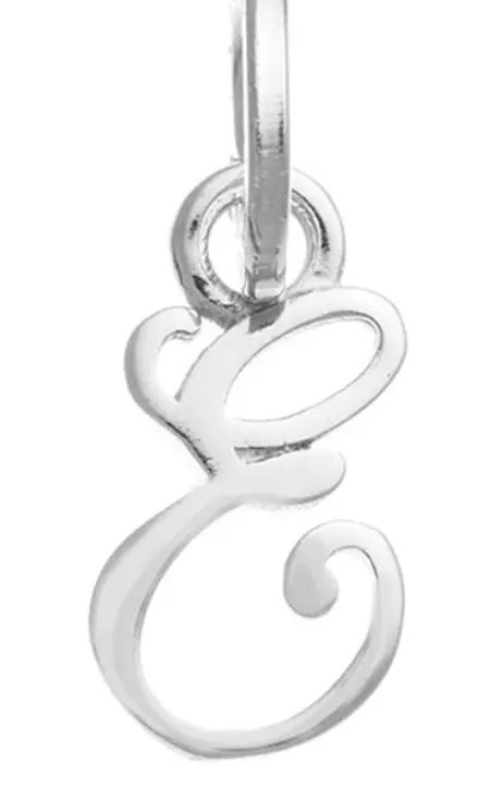 Jewelry & Accessories STL Download - KEYCHAIN LETTER E 8cmby JP3DStudio