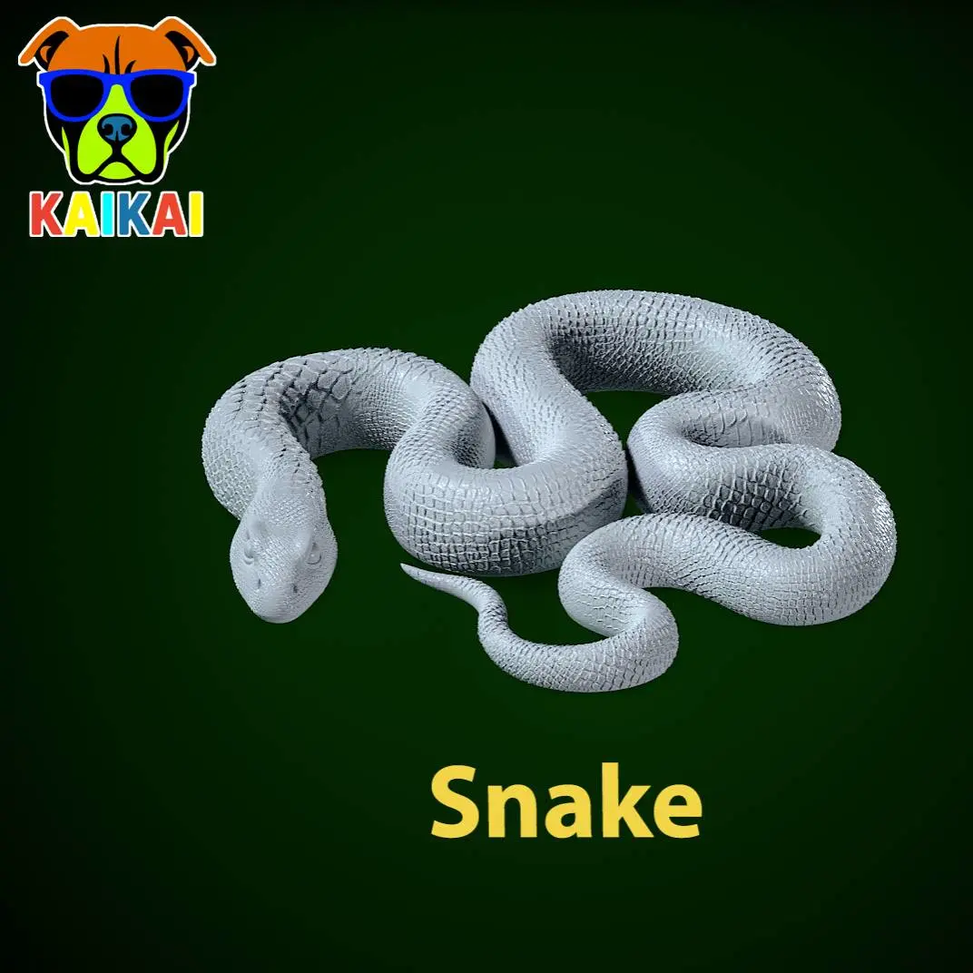Other STL Download - Venomous snake - cobra - snake - 3D print - DesignerDC