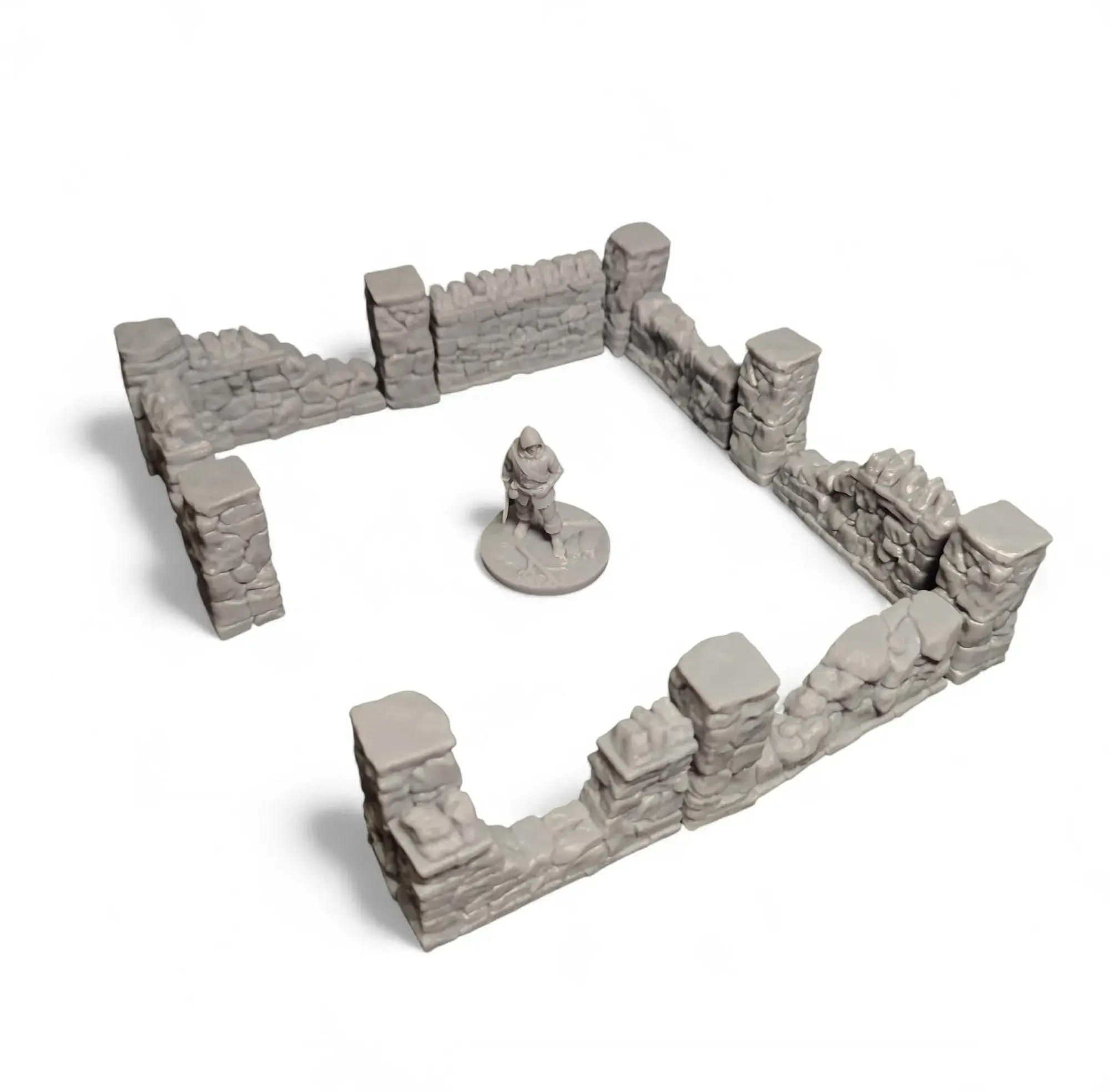 Props & Terrain STL Download - Stone Wallsby Tiny Furniture