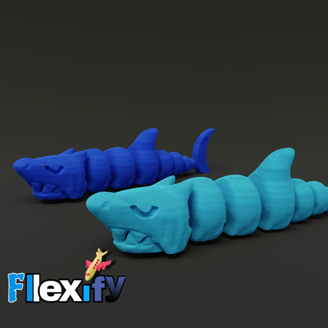 3D Printer Files | 3MF File | Articulated shark | Creality Cloud
