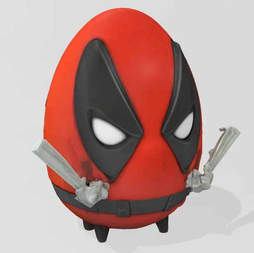 3D Printer Files | 3MF File | Deadpool Easter Egg | Creality Cloud