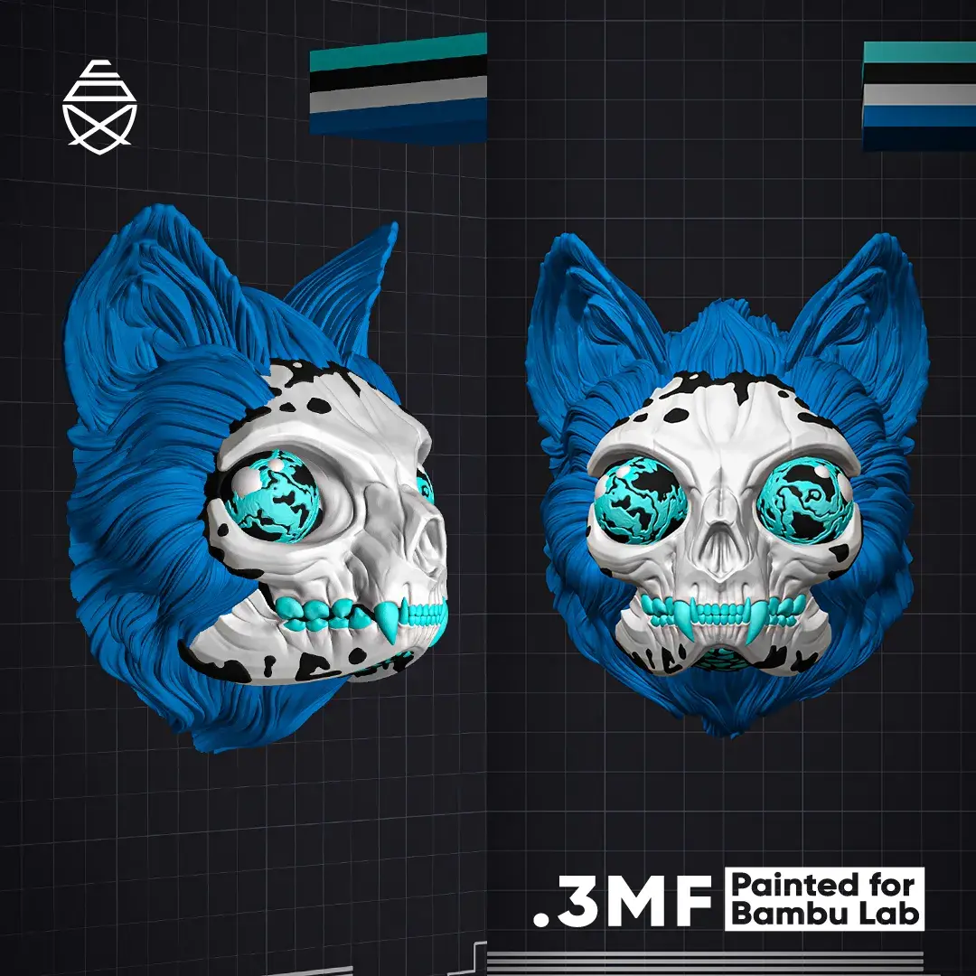 Characters & Creatures STL Download - MEWSKULLby PipeCox
