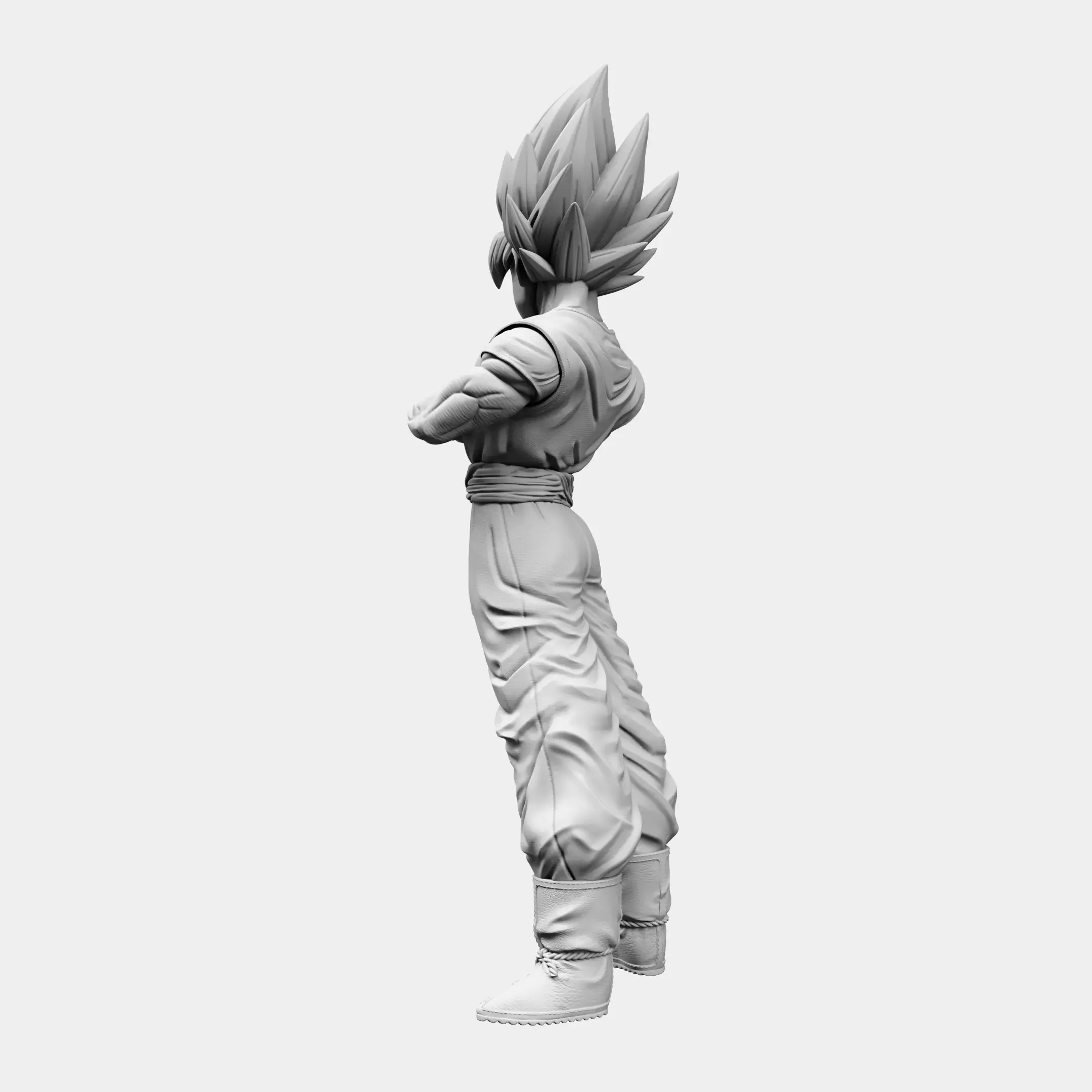 3D Printer Files | 3MF File | Goku Sculpture Fan Art | Creality Cloud