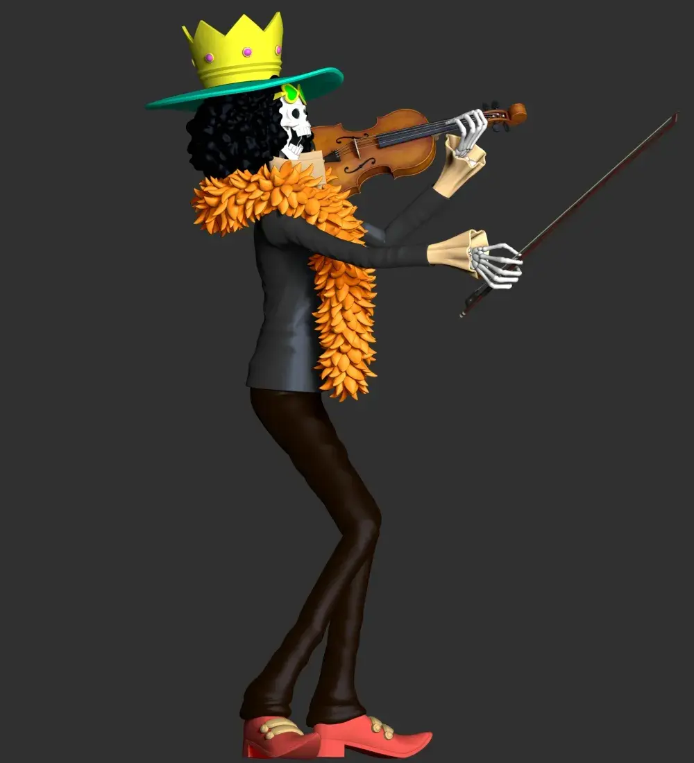 Characters & Creatures STL Download - Brook and Violin - One Pieceby ...