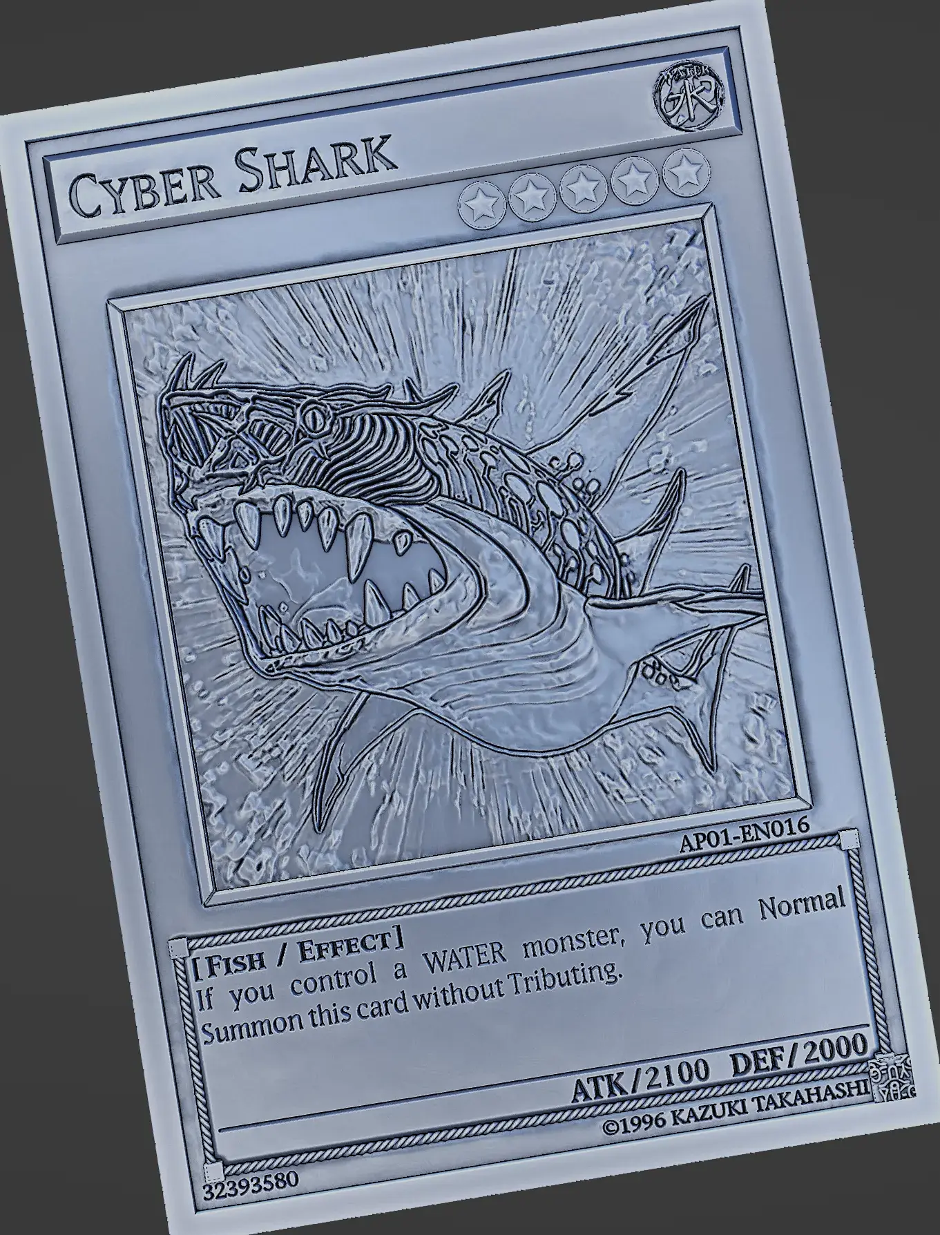 3D Printer Files | 3MF File | Cyber Shark - yu-gi-oh! | Creality Cloud