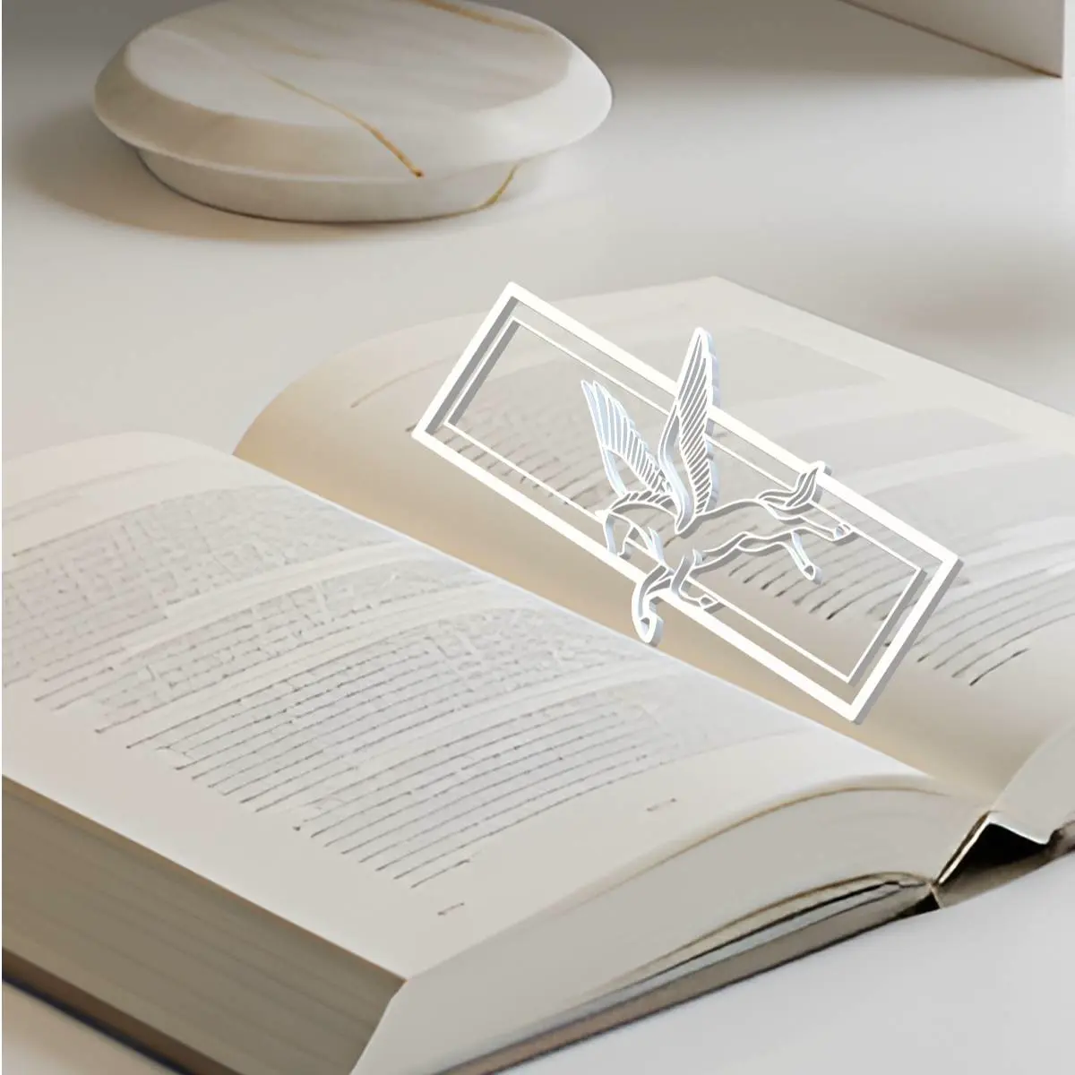 Stationery & Learning Tools STL Download - Pegasus Bookmark, Gift Ideaby OALPO