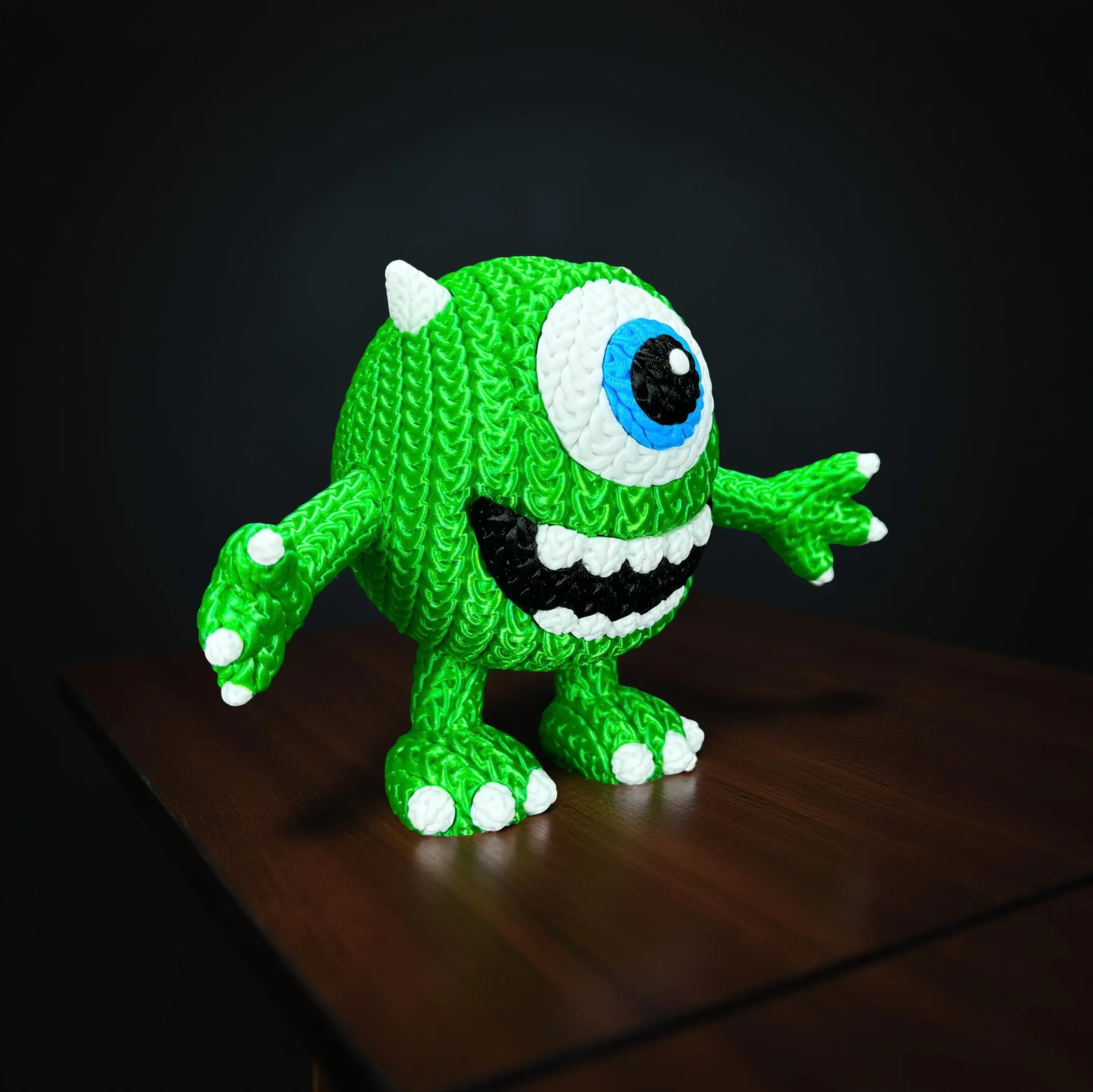 3D Printer Files | 3MF File | Mike Wazowski - Knitted - Crochet ...