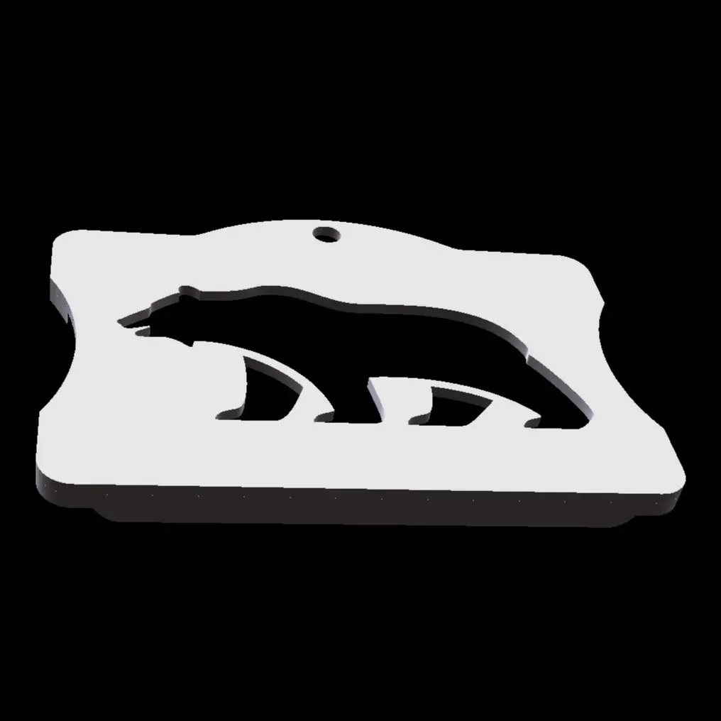 Badges & Coins STL Download - LUCID bear ID holderby Creathings3D