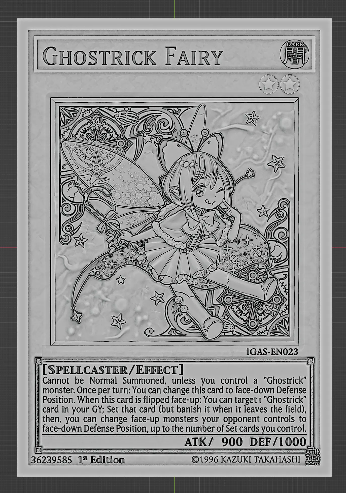 Other STL Download - GHOSTRICK FAIRY - YUGIOHby Wsonuchiha3D