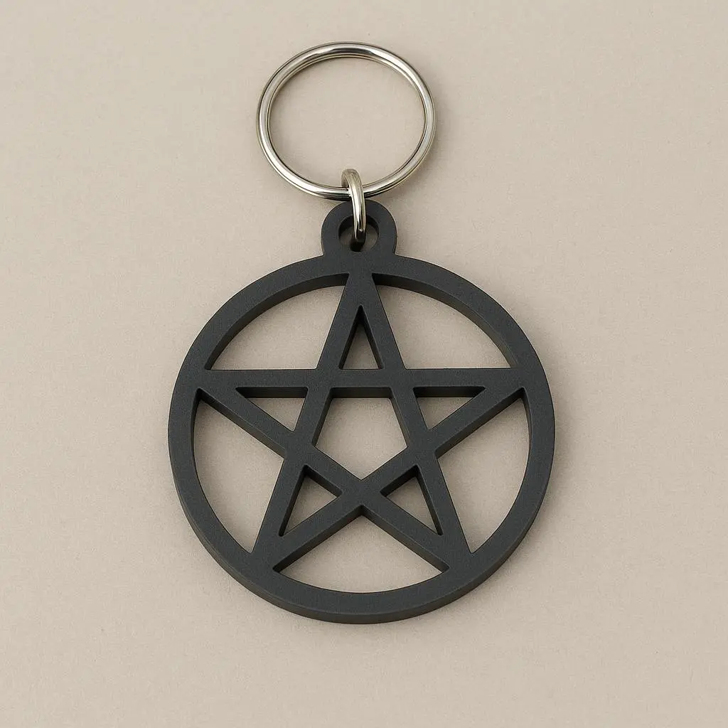 3D Printer Files | 3MF File | Pentacle Keychain | Creality Cloud