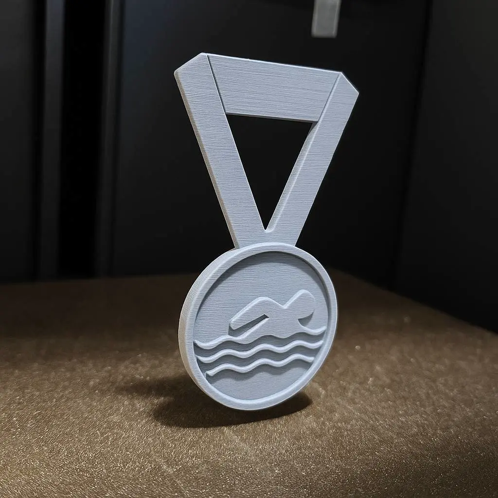 3D Printer Files | 3MF File | Swimming Medal | Creality Cloud