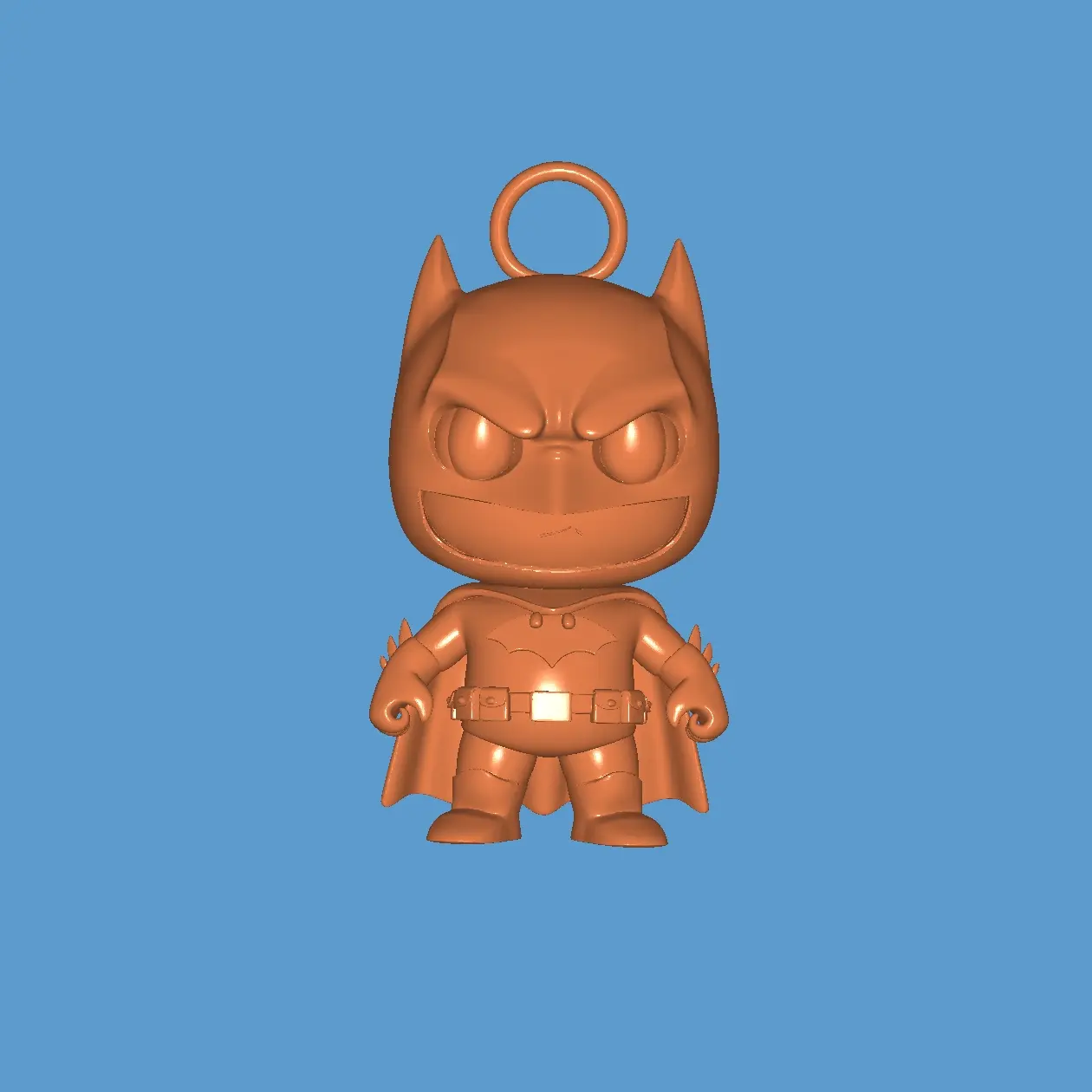 Free Characters & Creatures STL Download - BATMAN KEYCHAIN by ABDULLAH ALAN