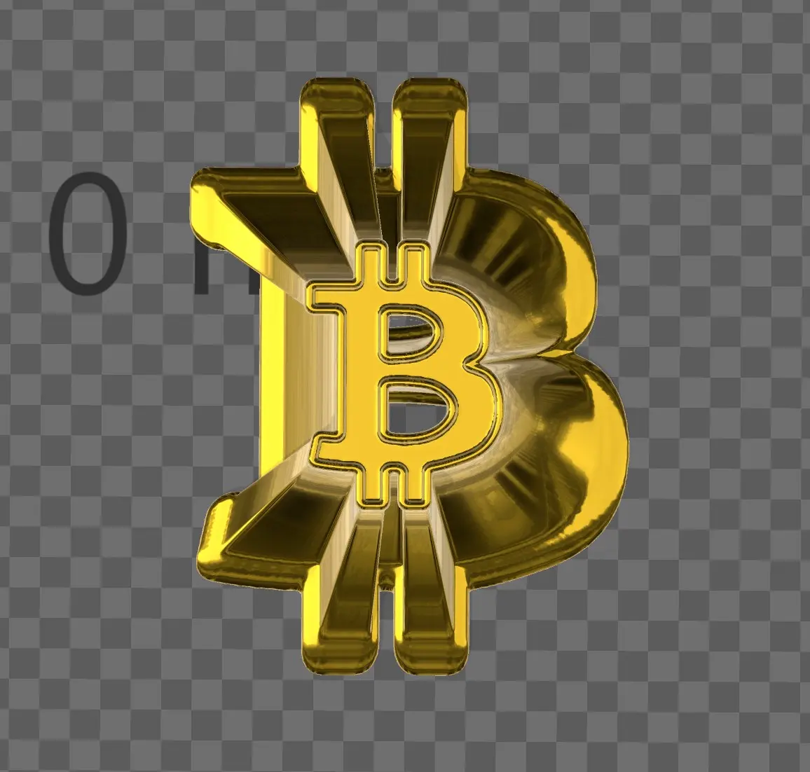 Bitcoin Desktop Stand | 3D models download | Creality Cloud