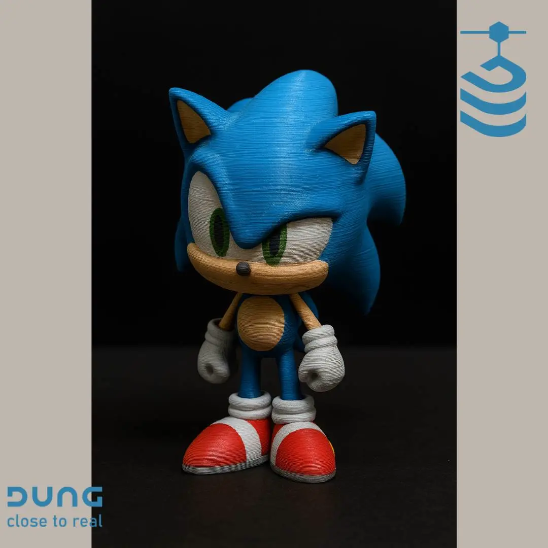 Characters & Creatures STL Download - Sonicby dung3d