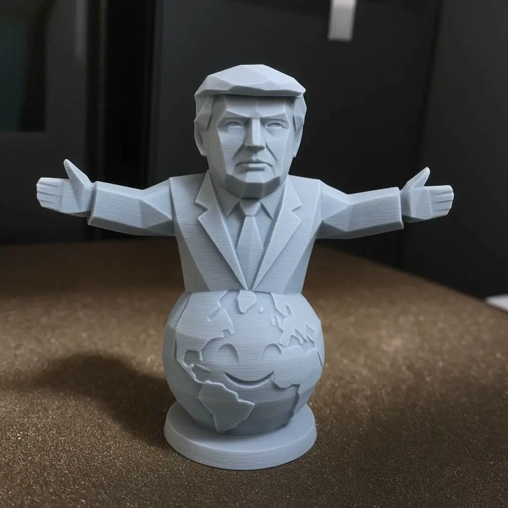 3D Printer Files | 3MF File | Donald Trump - Lowpoly Planet Leader ...