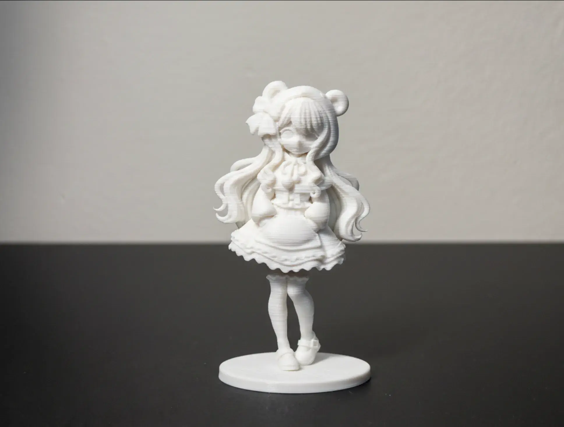 3D Printer Files | 3MF File | Anime girl with bear ears | Creality Cloud