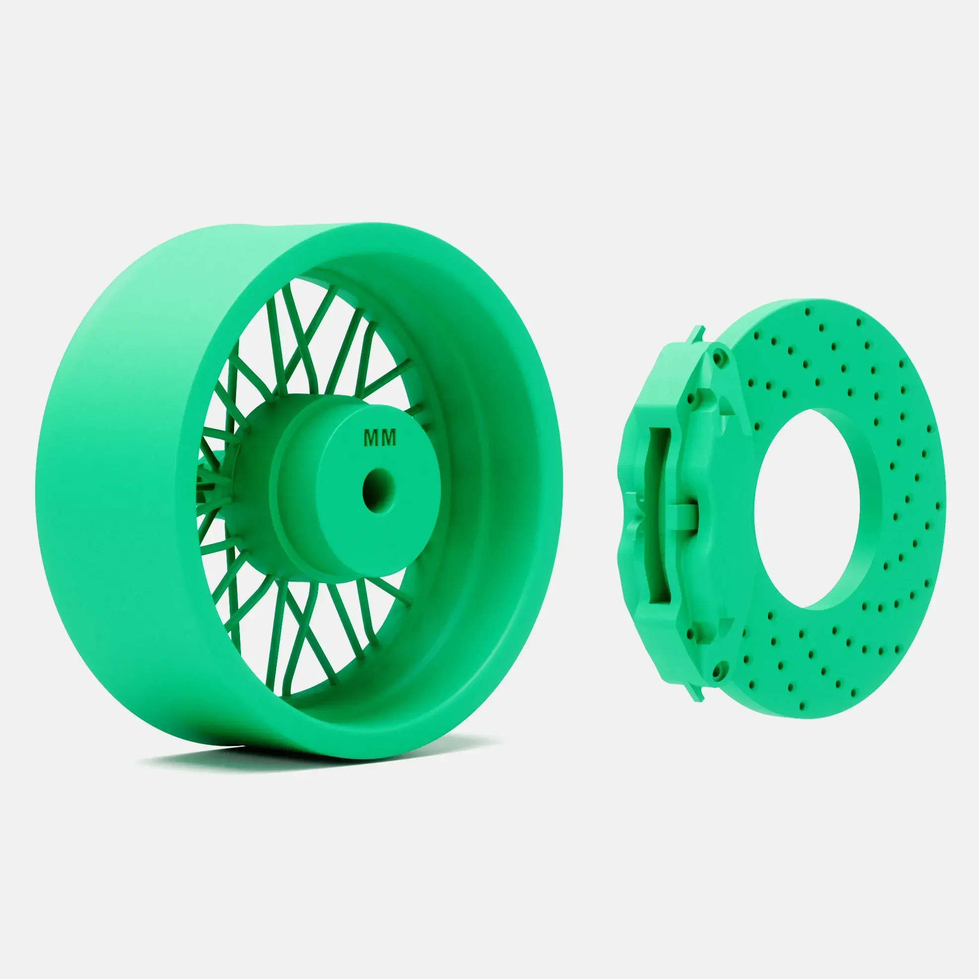 Vehicles & Machinery STL Download - 22x9 Texan Wire Wheel and Brakeby ...