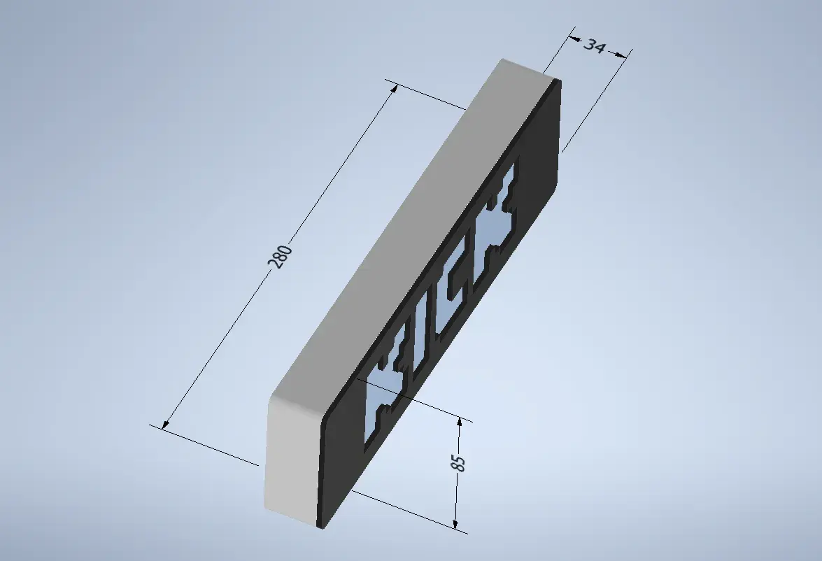 3D Printer Files | 3MF File | Kick Led Sign | Creality Cloud