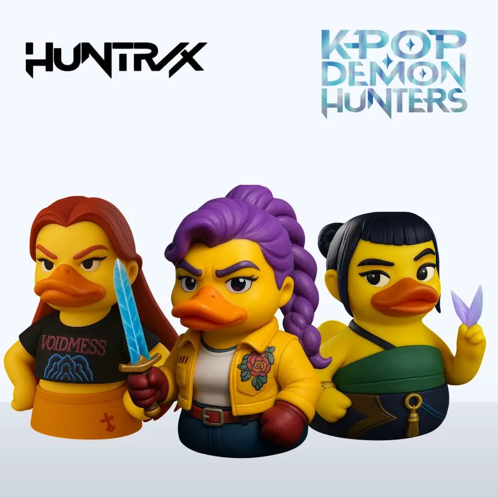 Sculptures & Artworks STL Download - Pack duck - kpop demon huntersby ...