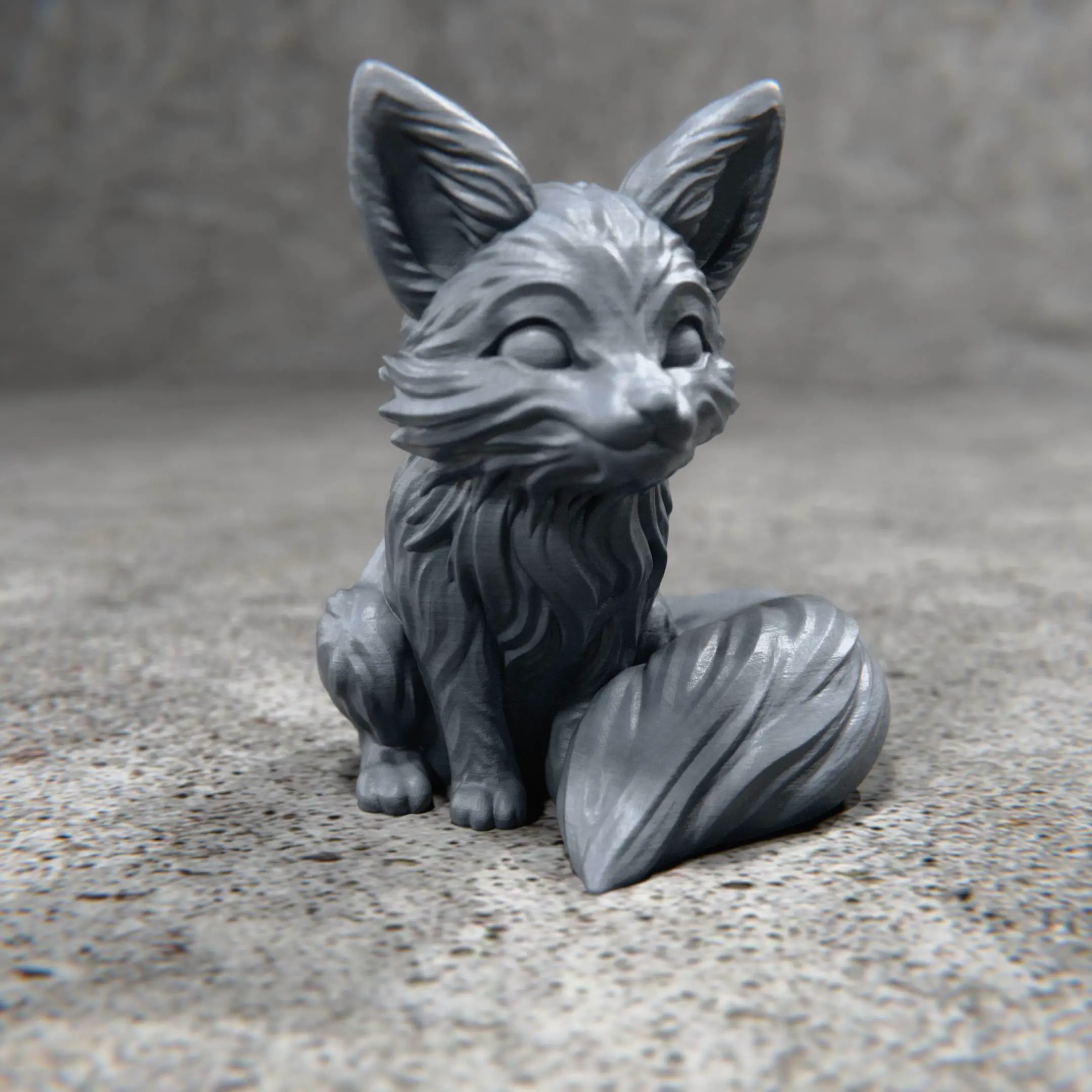 3D Printer Files | 3MF File | Cute Fox | Creality Cloud