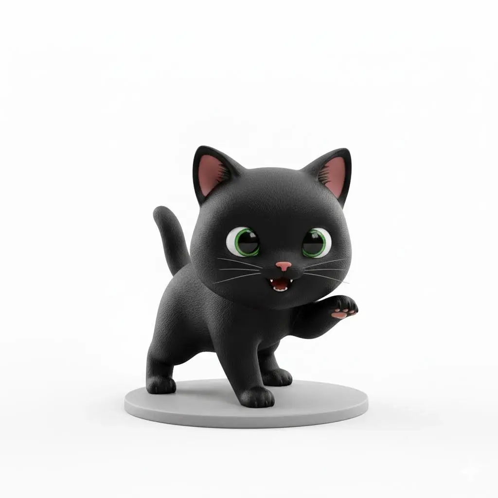 3D Printer Files | 3MF File | Gatito tierno | Creality Cloud