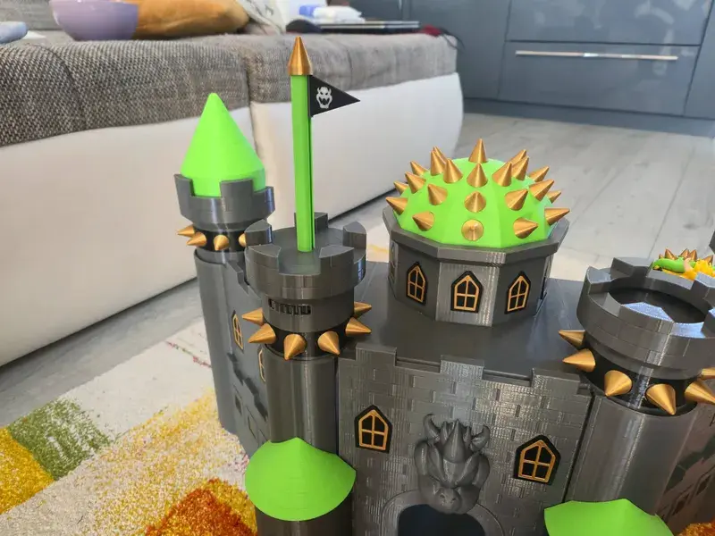 Free Other STL Download - Super Mario Bowser's Castleby 3DMaR