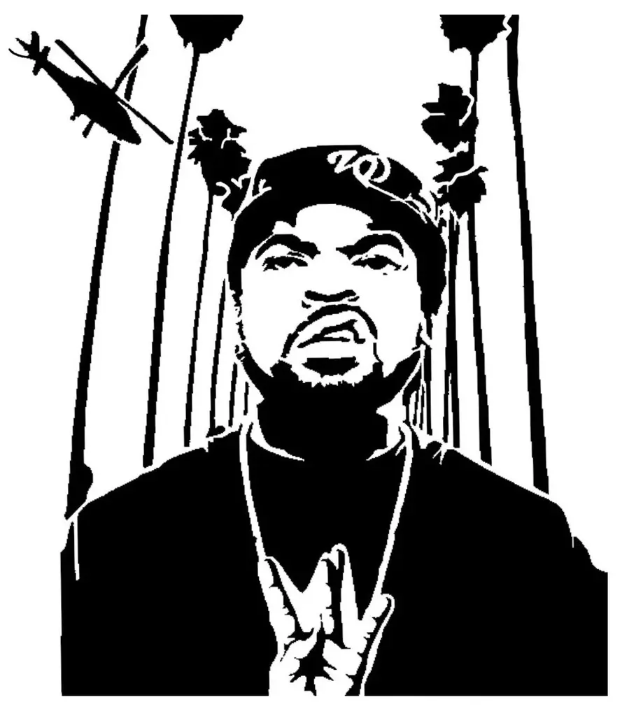 Free Digital Art STL Download - Ice Cube stencilby SMT_M 🦊
