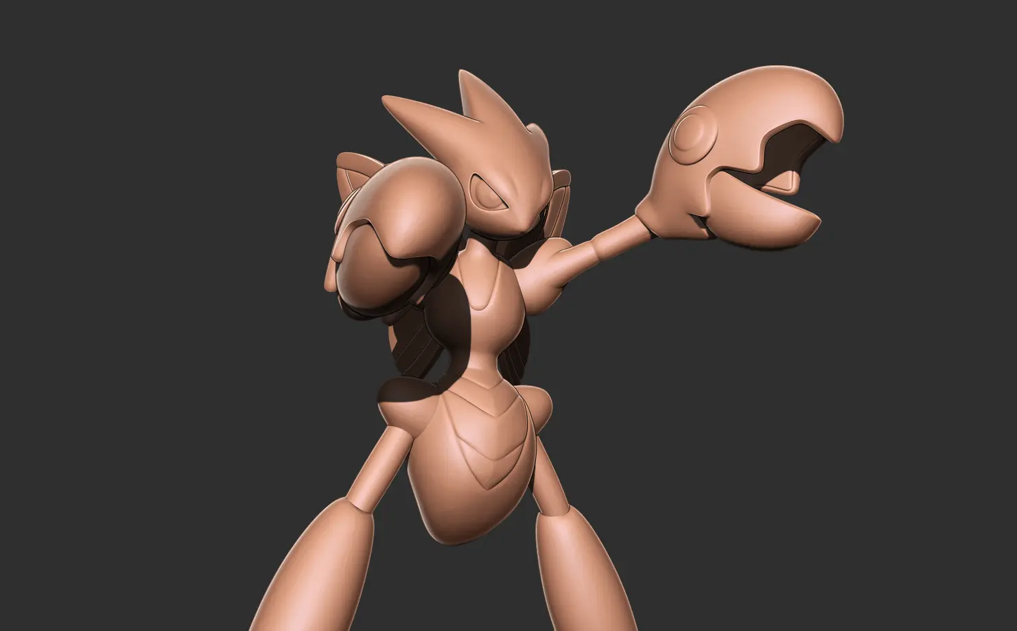 Characters & Creatures STL Download - Pokemon - scizor 3D print modelby ...