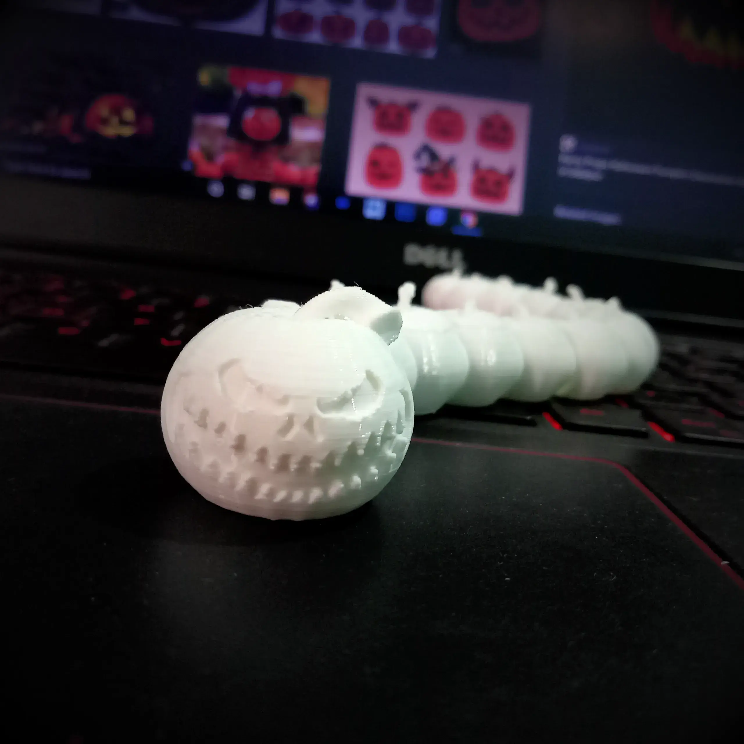 3D Printer Files | 3MF File | Halloween Pumpkin Snake | Creality Cloud